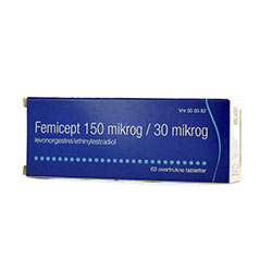 Femicept p-piller online med dag-til-dag levering