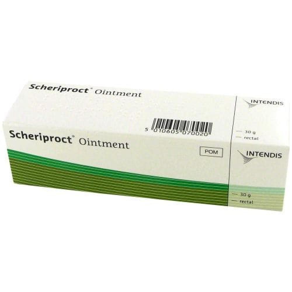 ᐅ Scheriproct • salve 30g mot hemoroider og endetarmsplager