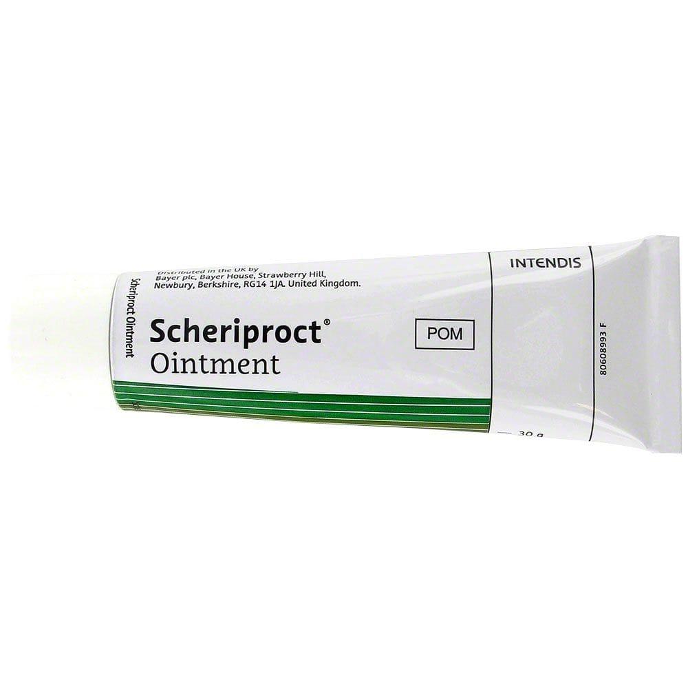 ᐅ Scheriproct • salve 30g mot hemoroider og endetarmsplager