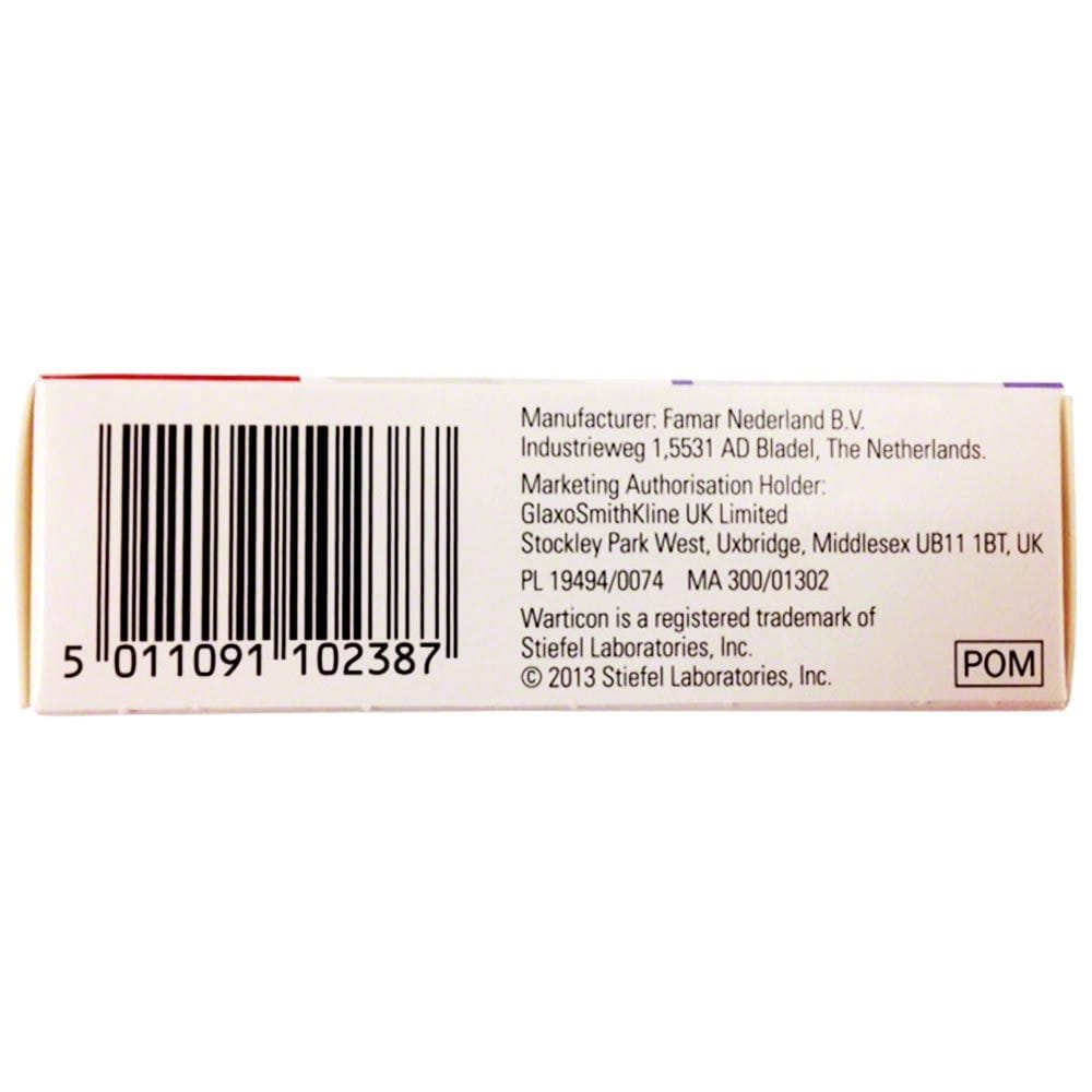 Comprar Wartec (Podofilotoxina) | Medicamento & receita online