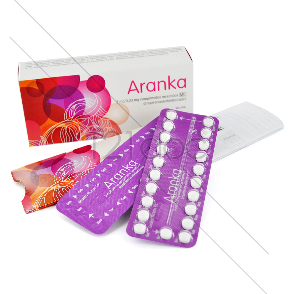 Comprar pílula Aranka (genérica Yasmin) online | receita incluída